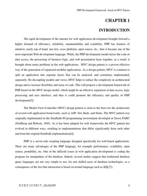 Mvc Report Pdf Modelviewcontroller Php