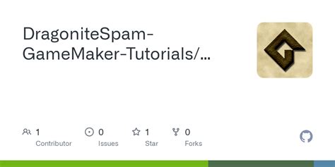 Github Dragonitespam Gamemaker Tutorials Tutorialscribble