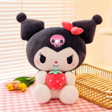 60cm Cute Sanrio Kuromi Plush Toy Kawaii Strawberry My Melody Plushies