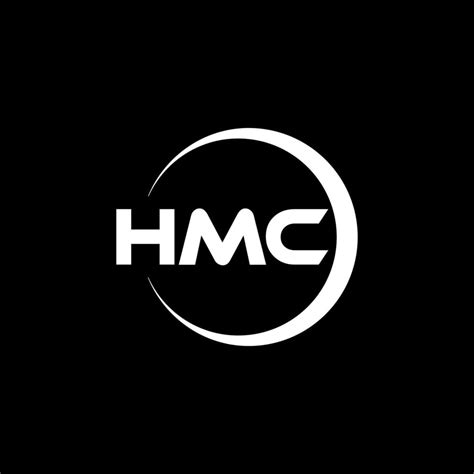 Hmc Letter Logo Design In Illustration Vector Logo Calligraphy