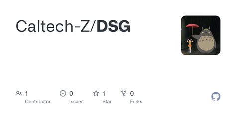 GitHub Caltech Z DSG