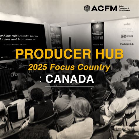 부산국제영화제 Acfm 프로듀서허브 국제 공동제작과 파이낸싱을 목표로 하는 영화제작자들의 정보 공유 및 네트워킹을 촉진하기 위해 아시아콘텐츠and필름마켓acfm이