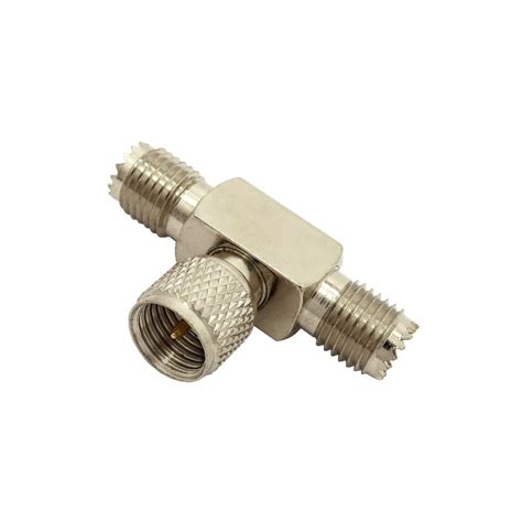 Mini UHF Female To Mini UHF Male To Mini UHF Female Adapter Max Gain Systems Inc