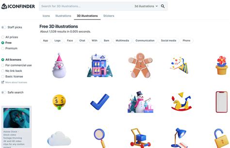 Iconfinder官网 国外免费图标插图贴纸下载网站 Tbox导航