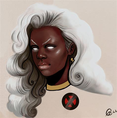 Easier Said Than Drawn — Ororo Munroe Alt Text Digital Drawing Of Ororo