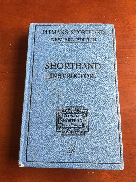 Pitmans Shorthand Instructor A Complete Exposition Of Sir Isaac