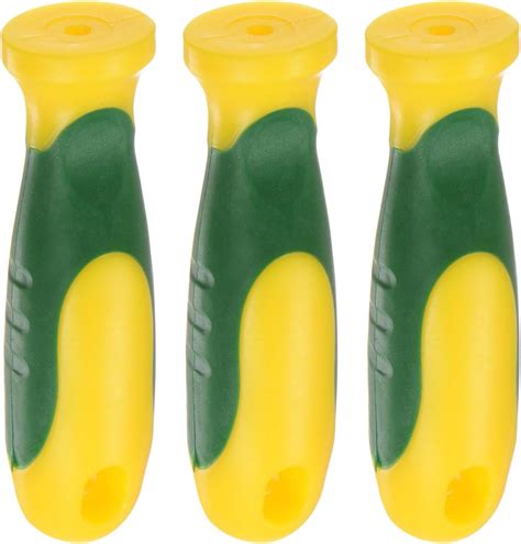 Harfington 3pcs Rubber File Handle 3 27 Inch Round Hole Ergonomic Handles For Chainsaw File