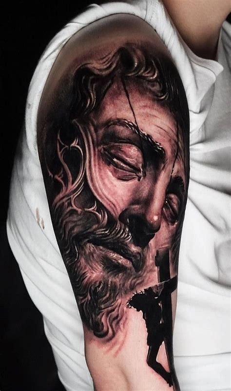Top 51 Jesus Sleeve Tattoo Ideas 2021 Inspiration Guide Artofit
