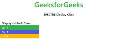 Spectre Utilities Complete Reference Geeksforgeeks