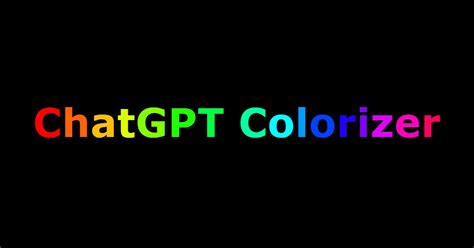 finally you can colorize chatgpt output with aimarkdown script here s