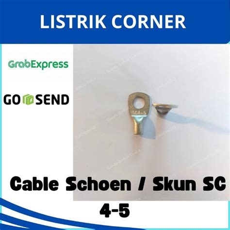 Jual Kabel Skun Sc Skun Kabel Sc 4 5 Cable Lug Cable Schoen 4 5mm