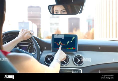 Business Man Analyzing Stock Market Trading Graph Financial Data Economy Background Stock