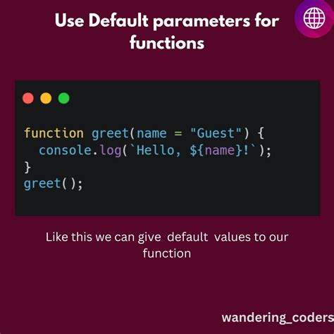 Manoj G On Linkedin Use Default Parameters For Function