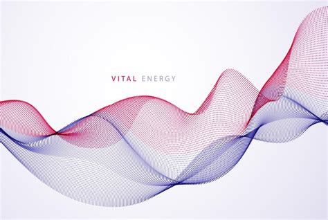 Premium Vector Wave Line Of Flowing Particles Abstract Vector Background Smooth Curvy Shape