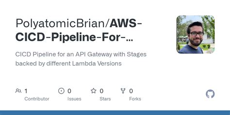 Github Polyatomicbrianaws Cicd Pipeline For Lambda Apis Cicd