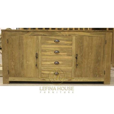 Bufet Jati Minimalis Mewah Furniture Jepara Mebel Jati Minimalis