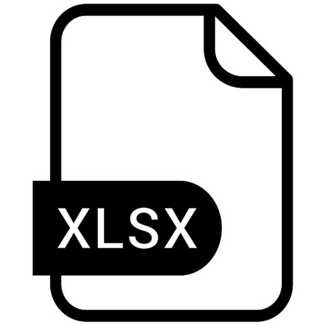 Xlsx Files And Folders Extension Format File Excel Document Icon