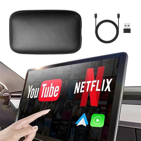 Carplay 3 Em 1 Sem Fio E Adaptador Automático Android 81 Caixa