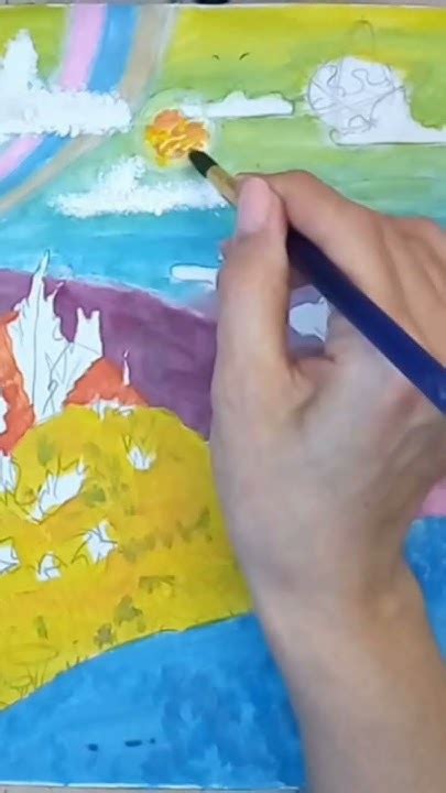 Як намалювати фантастичний пейзаж Drawing Повна версія за посиланням в описі відео Youtube