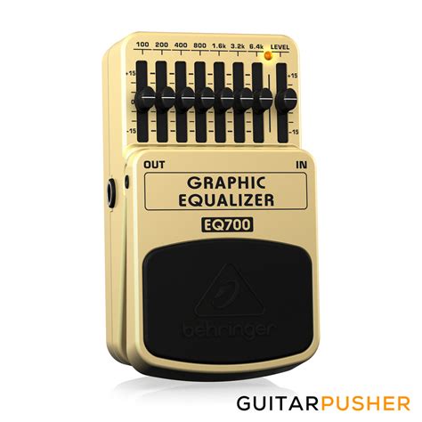 Behringer Eq700 Ultimate 7 Band Graphic Equalizer Pedal Guitarpusher