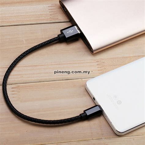 Micro Usb Nylon Data Sync And Charging Cable Short