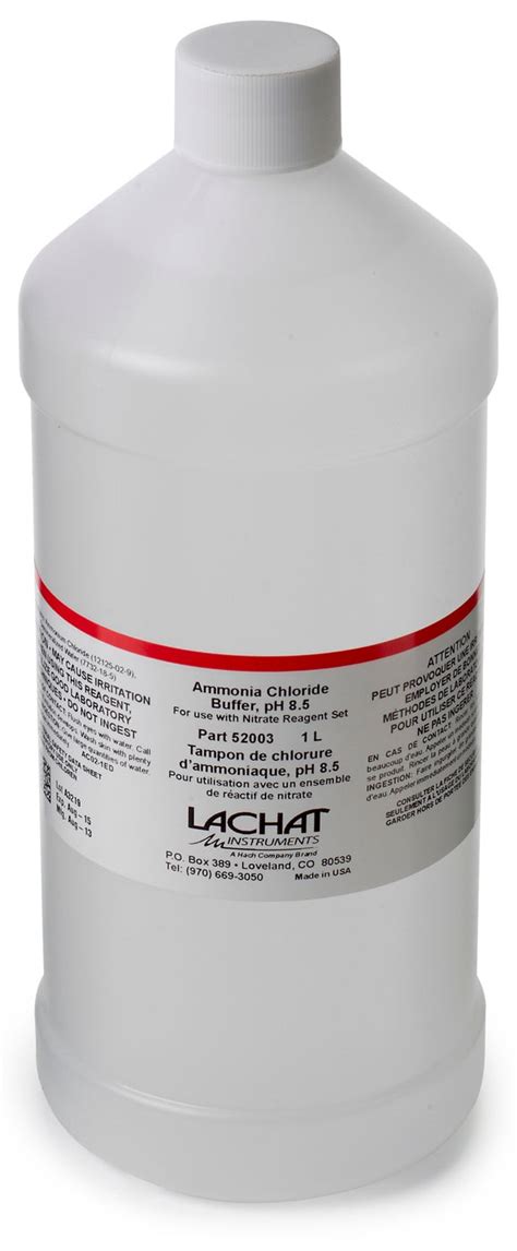 Ammonia Chloride Buffer Ph 8 5 1 L Hach