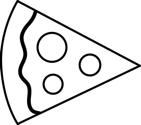 Simple Clipart Style Pizza Slice 22780602 Vector Art At Vecteezy