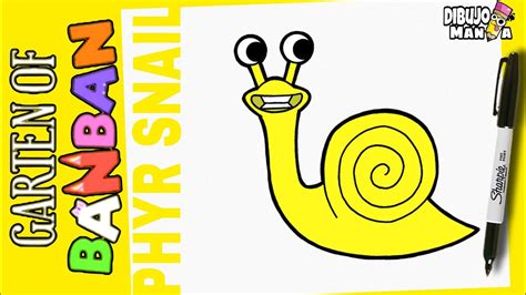 COMO DIBUJAR A ZEPHYR SNAIL De GARDEN OF BANBAN How To Draw Zephyr Snail From Garden Of