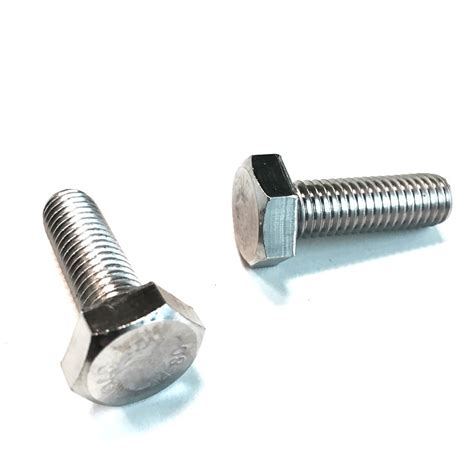Precision Stainless Steel Hex Head Bolts Customized Size For Industrial