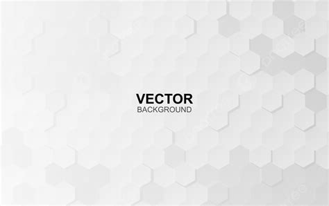 Abstract White Background Of Embossed Surface Hexagon Science Simple Mosaic Background Image