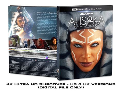 Star Wars Ahsoka Season 1 Custom 4k Blu Ray Slipcover Download Etsy