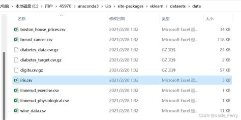 鸢尾花iris数据集保存到本地以及sklearn其他数据集下载保存iris数据集下载 Csdn博客