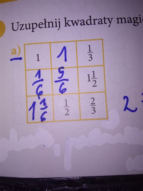 Uzupełnij Kwadraty Tak żeby Były Magiczne Margaret Wiegel