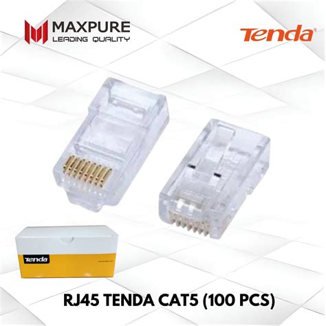 Jual Connector Lan Rj45 Tenda Konektor Penghubung Ethernet Kabel Utp