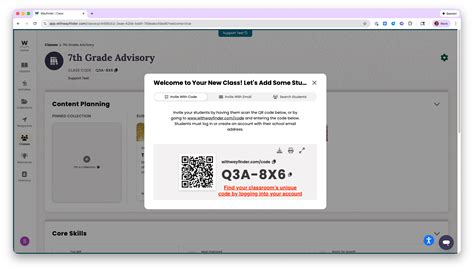 Manual Class Code Rostering Wayfinder