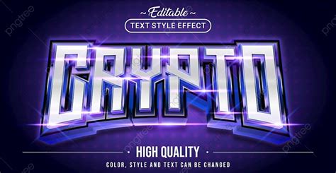 Editable Text Style Effect Crypto Text Style Theme Banner Template