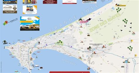 Les cartes touristiques de Dakar et la petite côte distribuées gratuitement Au Sénégal le