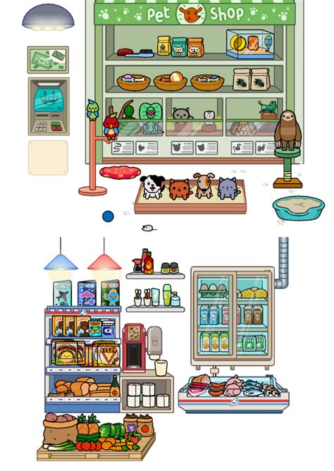 Схемы для бумажного мира Боб Сити Тока Бока распечатать Винтажные