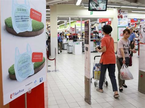 Fairprice Begins ‘no Plastic Bag Trial Most Shoppers Support Move