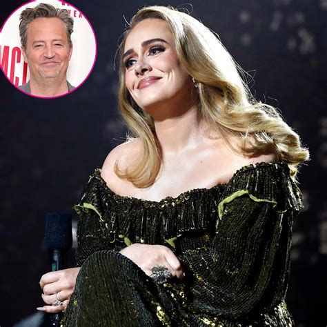 Adele Pauses Show For Matthew Perry Tribute Dedicates Song To Late