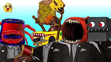 Boxi Boo Vs Train Eater Vs Car Eater House Head Vs Bus Eater Coffin