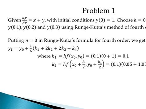 Runge Kutta Method