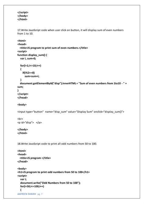 Javascript Programpdf Programming Languages Computing