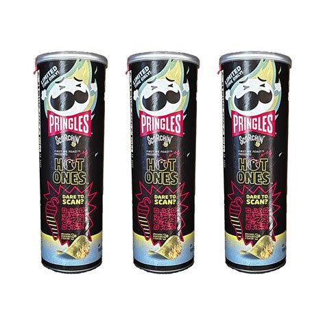 Pringles Scorchin Hot Ones Los Calientes Verdes 55 Oz