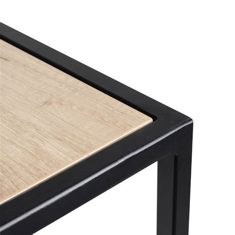 Location Table Quadrum Noir X Plateau Bois Alive Catalogue Mobilier