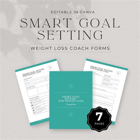 Smart Goal Setting Template For Weight Loss Coach Smart Goal Worksheet