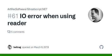 IO Error When Using Reader Issue 61 ArtifexSoftware Ghostscript