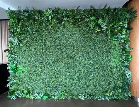 Artificial Grass Wall Backdrop Furniture And Home Living Home Decor Artificial Plants