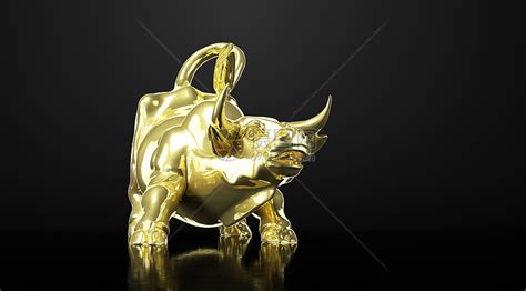 3d金牛场景图片素材 正版创意图片401803314 摄图网
