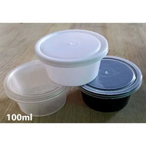 Ml Black Disposable Plastic Food Container At Piece PP Container In Dewas ID